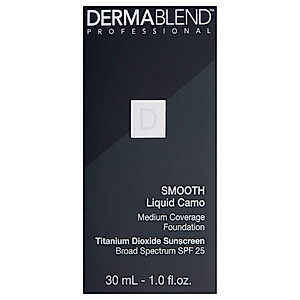 Dermablend Smooth Liquid Camo Foundation for Dry Skin with SPF 25, 1 Fl. Oz.