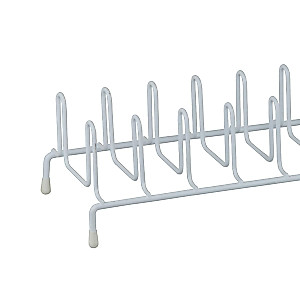 Home Basics PR30379-6 Plate Rack, 13 x 5.5 x 4, White