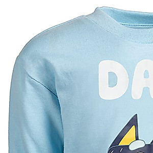 Bluey Dad Mens Long Sleeve Graphic T-Shirt Bandit Large