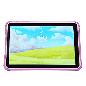 Zyyini 10 Inch Kids Tablet 2GB RAM 32GB ROM Quad Core HD IPS Screen 8MP Rear Camera WiFiParental Control Educational (US Plug 100‑240V)