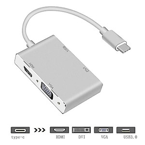 BRASSU 2 Type-c to hdmi+vga+dvi converters