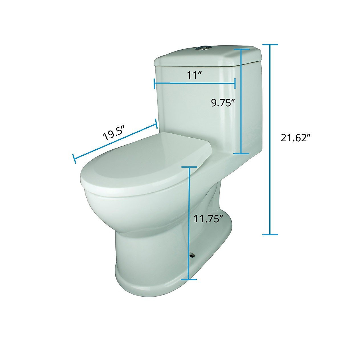 Renovators Supply Potty Training Toilet 12 In. White Ceramic Toddler Potty Training Toilet With Round Seat, Pack Of 2