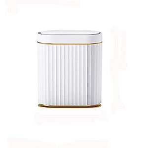 CXDTBH 7L Smart Sensor Trash Trash Bin Home Electronic Kitche Rubbish Bin Toilet Waterproof Narrow Storage Bucket