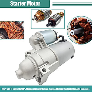 Starter Replacement for 1994-2015 Kohler HP 15-27 Toro Cub Cadet Scotts Thomas Grasshopper 2509808, 2509809, 2509811, SDR0291, 41012182, 41012182R, 41012414, 6744N