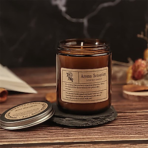 BSitVoik Candles for Home Scented Aromatherapy Candle 7 OZ Long Burning Jar Soy Wax Candles for Valentine Birthday Monday's Day (Lavender)