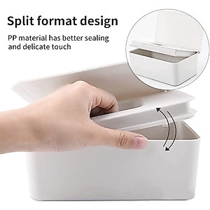 Wipes Dispenser,KinAndKen Baby Wipes Dispenser Refillable Wipe Container with Sealing Design,Keeps Wipes Fresh, One-Handed Operation. Non-Slip, Easy Open/Close Wipes Pouch Case