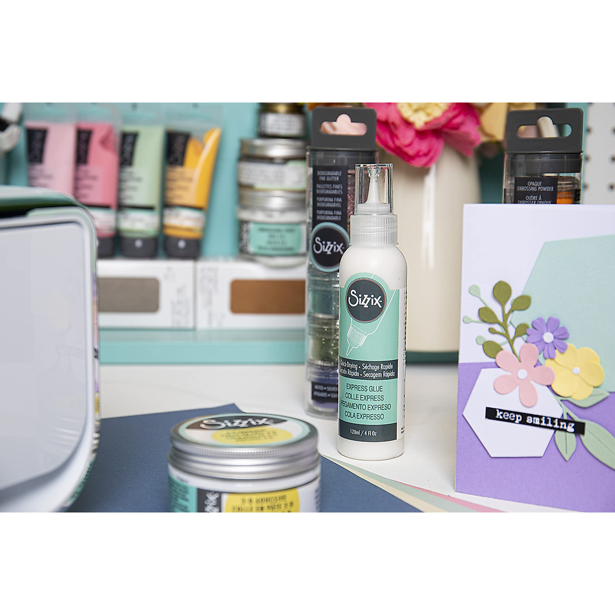 Sizzix Express Glue , 120ml, Clear