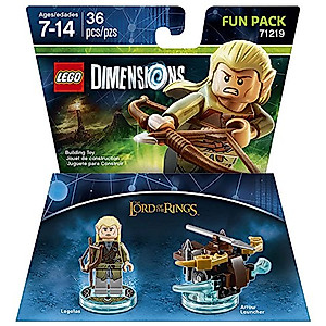 Scooby Doo Team Pack + The Lord Of The Rings Legolas + Gimli + Gollum + The Legend Of Chima Cragger Fun Packs - LEGO Dimensions - Not Machine Specific