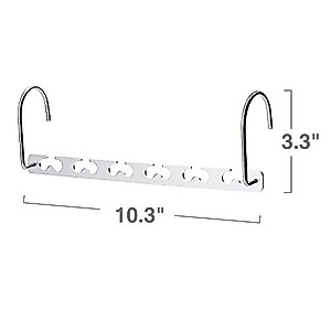 HOUSE DAY Magic Hangers Space Saving Hangers for Clothes Hangers Space Saving Wardrobe Clothing Hanger Organizer Closet Space Saver Hangers (12 Pack)