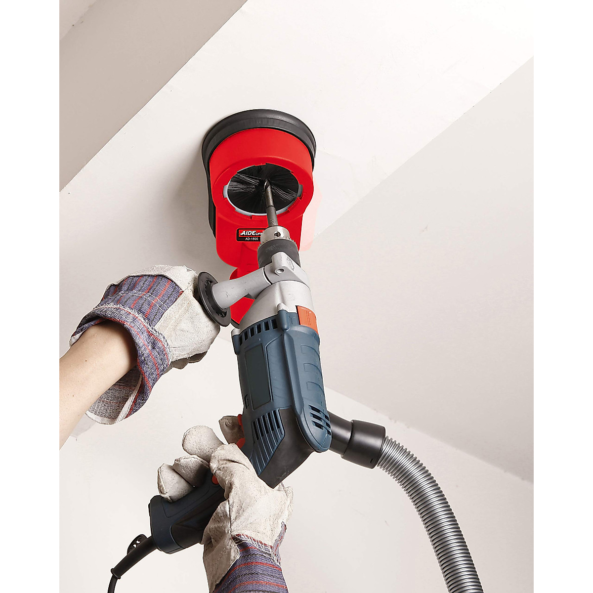 Aidelife Rotary hammer dust collection attachment,Universal Dust shroud for drilling