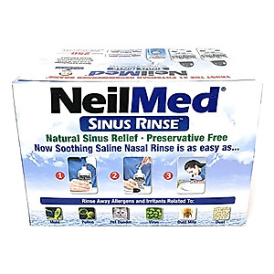 NeilMed Sinus Rinse All Natural Relief Premixed 250 Packets