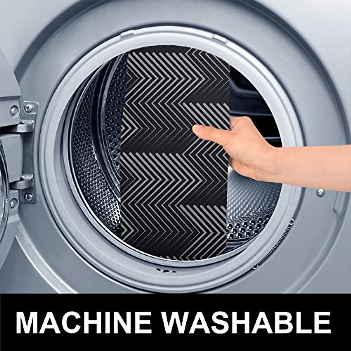 AiBOB Under The Sink Mat, 24 X 68 in, Durable Premium Mats Protect Kitchen and Bathroom Cabinets, Waterproof Absorbent Shelf Liner, Black