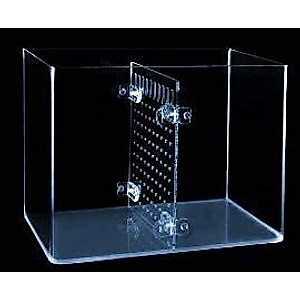 ONE Set of DIY Designed Clear Easy to Bent Cut and Assemble for Most Fish Tanks (Suction Cups are Included)