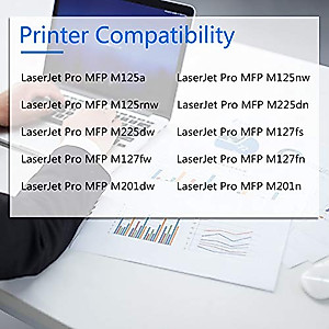 Cruxer Compatible Toner Cartridge Replacement for HP 83A CF283A use with Laserjet Pro M201n M201dw M125fn M125fw M127fn M127fw M225dn M225dw M225rdn Series Printer (Black, 1-Pack)