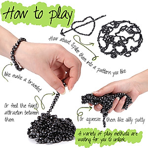 550pcs Magnetic Balls Fidget Toy for Adults, Gravels Ferrite Putty Magnet Toys Gift Stress Relief Desk Toys for Office