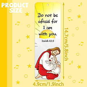 120 Pack Christian Bookmarks for Kids Christian Gifts for Kids Bible Verse Bookmarks with Scripture Inspirational Spiritual Bible Bookmarks Christian Bookmarks Sunday School Gifts (Novelty Style)
