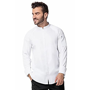 Chef Works Men's Tulum Chef Coat, White, X-Large