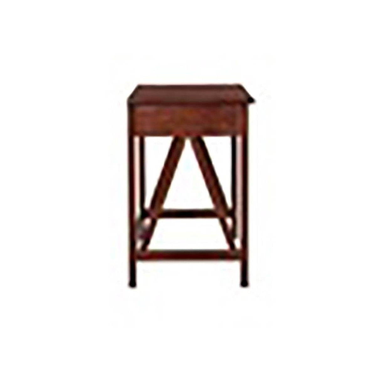 BOWERY HILL 1-Drawer Transitional Wood Desk in Antique Tobacco