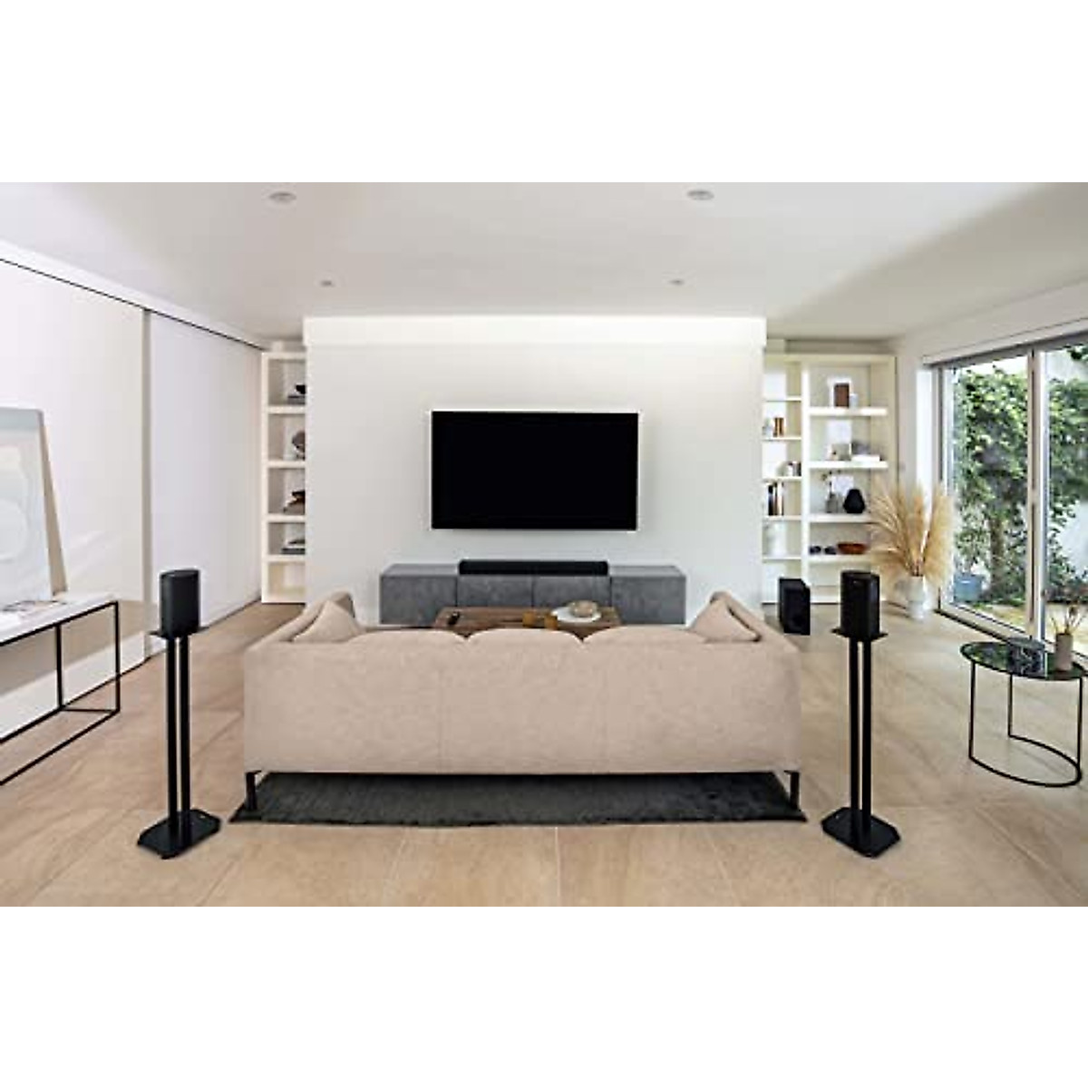 Sony SA-RS5 Wireless Rear Speakers with Built-in Battery for HT-A7000/A5000/A3000 and STR-AN1000