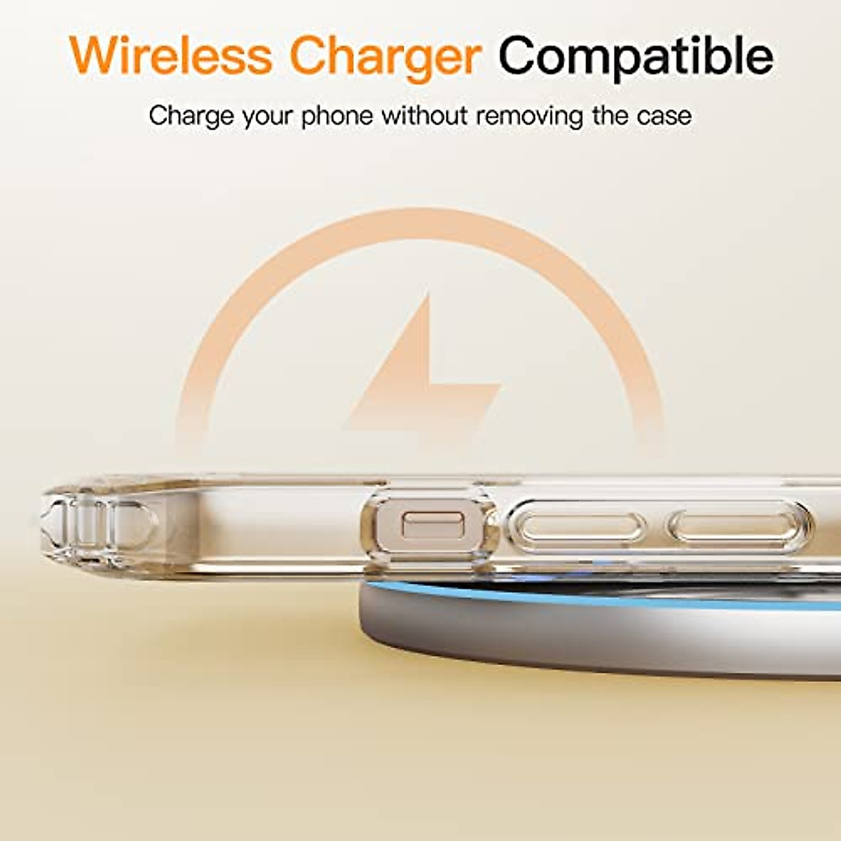 JETech Case for iPhone 12 Pro Max 6.7-Inch with 2-Pack Tempered Glass Screen Protector, 360 Full Body Shockproof Bumper Phone Cover Protective Clear Back (Clear)