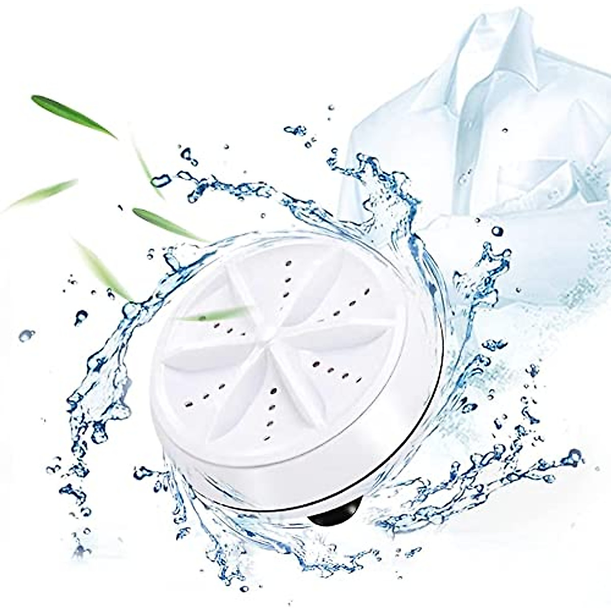 Mini Washing Machine Portable Turbine Washer,Portable mini washing machine, Portable Washing Machine with USB for Travel Business Trip or College Rooms (No remote control)