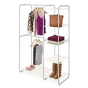 Whitmor White Double Rod Closet