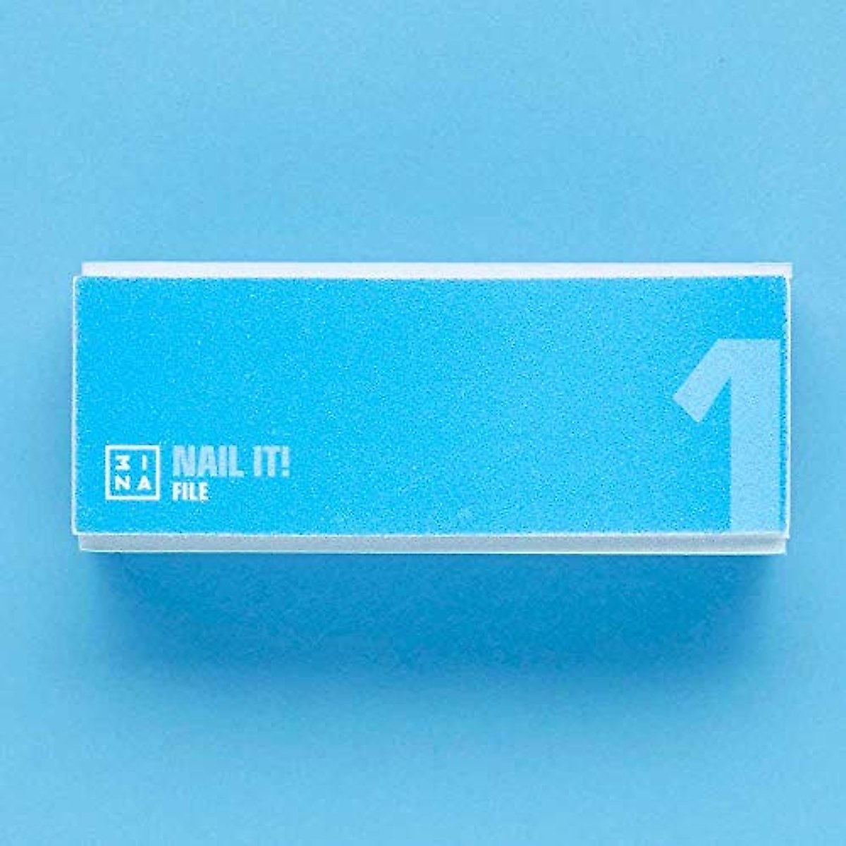 3INA Nail It File - Flawless Nail Care In 4 Steps - Files And Shortens, Shapes, Smooths And Shines - Gently Shapes Nail Tips - Suitable For Use On Natural Or Artificial Nails - Four-Sided Block - 1 Pc