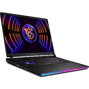 MSI Raider 16.0" WUXGA 144Hz Gaming Laptop (Intel i9-13950HX, 32GB DDR5, 2TB PCIe SSD, GeForce RTX 4060 8GB w/Dynamic Boost, RGB KYB, WiFi 6E, BT 5.3, Thunderbolt 4, Win11P) w/Hub