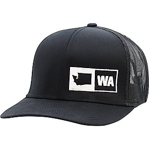 Trucker Hat - Washington (Black)