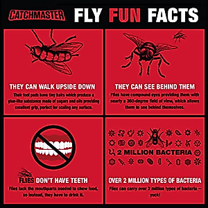 Pro Series Disposable Fly Bag Trap by Catchmaster - Bulk Pack of 2 Bait Included, Ready to Use Outdoors. XL Leak Proof Long-Lasting Easy Cleanup Water Hang Unscrew Simple Environment Non-Toxic