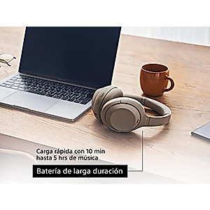 Sony WH-1000XM4 Wireless Industry Leading Noise Canceling Overhead Headphones with Mic for Phone-Call and Alexa Voice Control, Silver (Renewed)