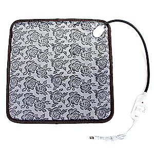 HONCENMAX Pet Heating Pad, Puppy Blanket Bed, Dog Cat Electric Heating Pad Waterproof Warmer Mat for Small Medium Pet Cats Dogs, 45x45cm