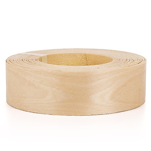 Yarlung 2 Inch x 50 Feet Roll Wood Veneer Edge Banding, Preglued Birch Plywood Edging Iron on with Hot Melt Adhesive, Flexible Wood Tape Sanded to Perfection for Furniture Restoration