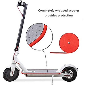 Stormytime Anti-Collision Strip Replacement for Xiaomi M365 / Pro Ninebot ES Max G30 Gotrax Electric Scooter Parts, Prevent Scooter from Friction Damage Bumper Protective (Red)