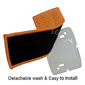 Syxtidy 6 Pack Washable Reusable Mopping Pads for iRobot Braava Jet 240 241 (2 Wet Pads, 2 Dry Pads, 2 Damp Pads)