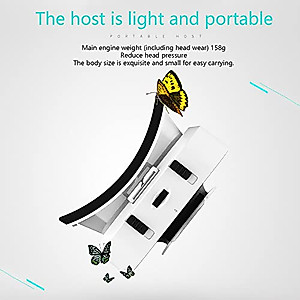 QIUSGE VR Headset Advanced All-in-One Virtual Reality Glasses Compatible with Phone,Soft & Comfortable New 3D VR Glasses Suitable for Movies with Remote Control (#3 VR Glasses +B Handle+Mirror Cloth)