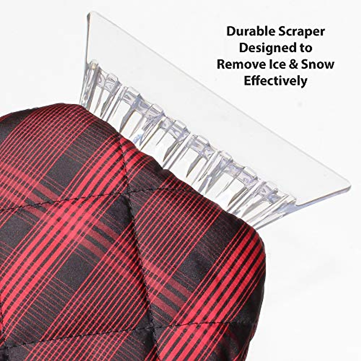 Flexible Flyer Deluxe Car Snow Scraper Mitt, Mini Windshield Ice Removal Glove