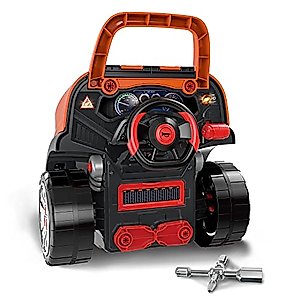 The Bubble Factory ATV Car Mechanic Engine Workshop Remote Control Car with Lights and Realistic Sound Effects - 3 Years+