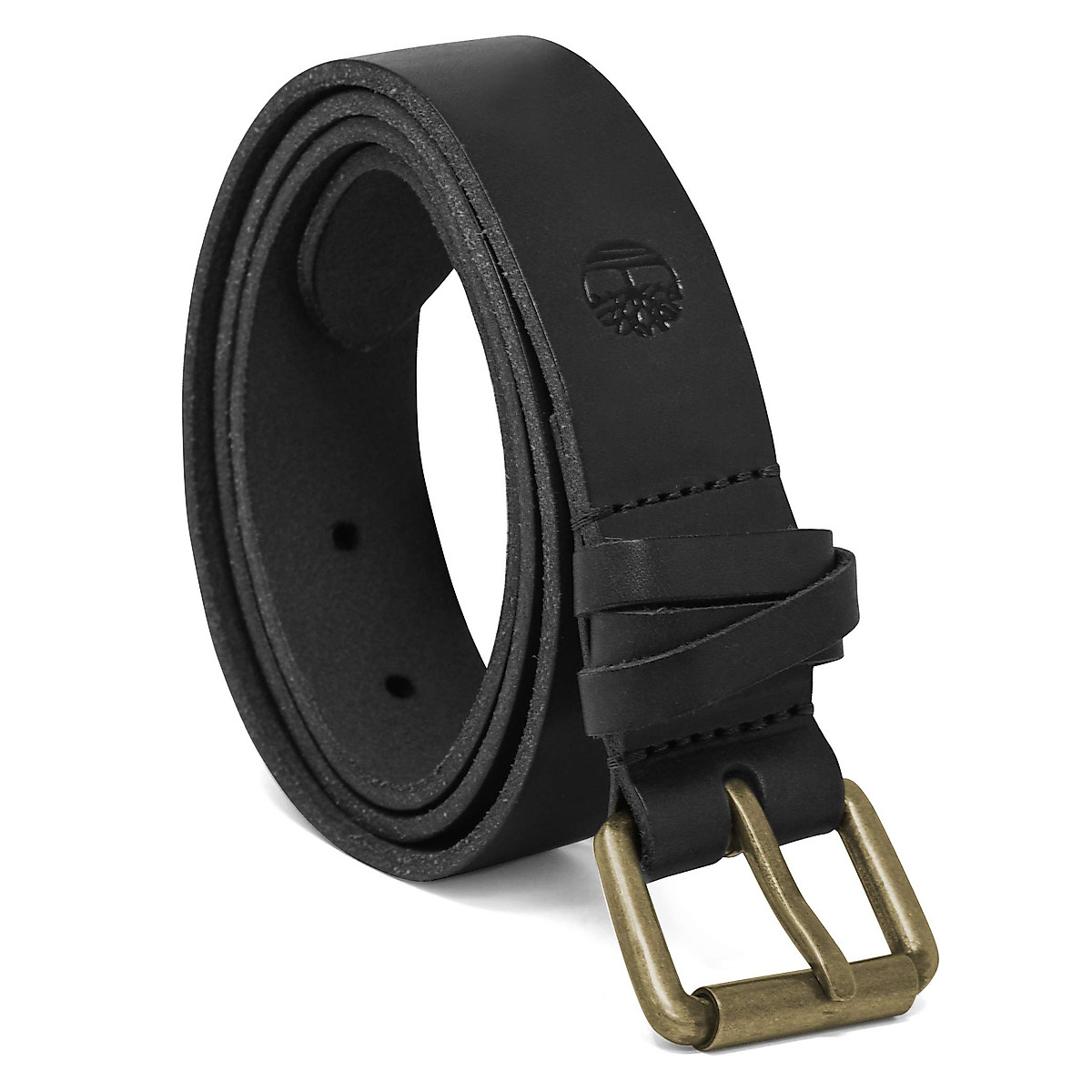 Timberland womens Casual Leather Belt for Jeans, Black (Criss Cross), Medium (33-39)