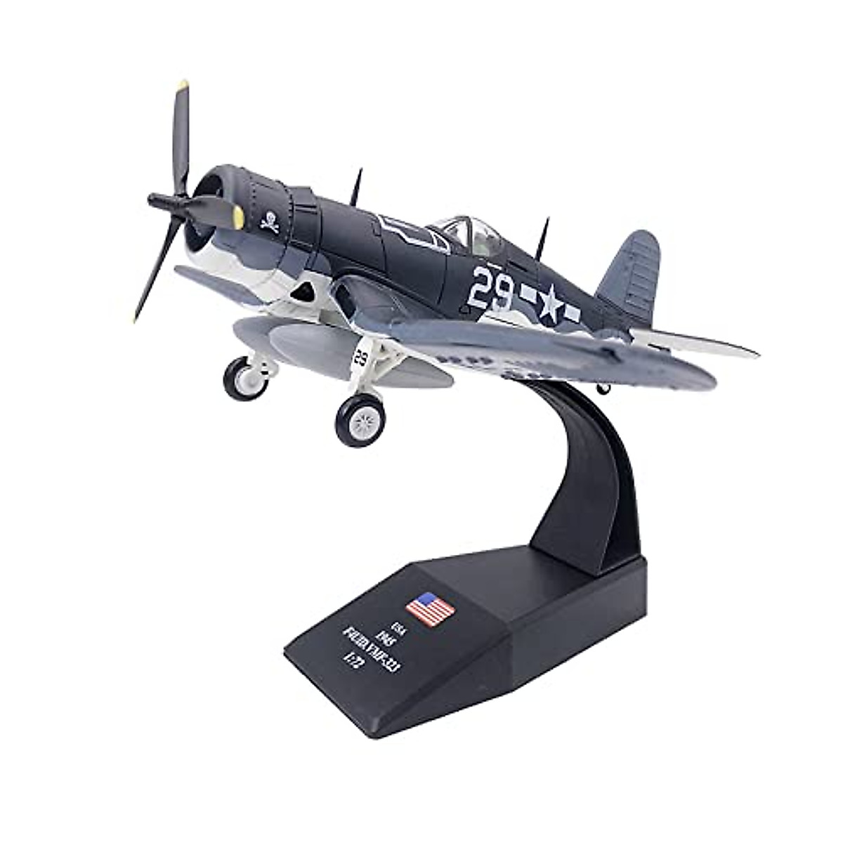 1/72 Scale WW2 US F4U-1 F4U Corsair Fighter Aircraft Metal Military Plane Diecast Model for Collection or Gift