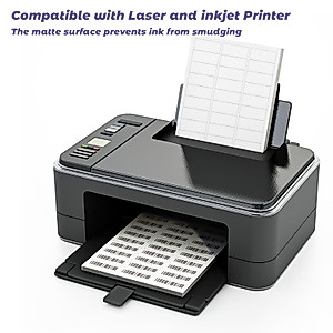 HABGP Return Address Labels, 1" X 2-5/8" Matte Mailing Label Stickers Personalized for Laser/Inkjet Printer, Shipping, School Supplies, White Labels (30 per Sheet, 30 Sheets, Total 900 Labels)