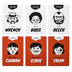 Stellar Factory Card Assassins: A Party Game Without Safe Words