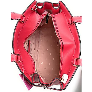 Kate Spade New York Staci Medium Saffiano Leather Satchel Purse (Watermelon)