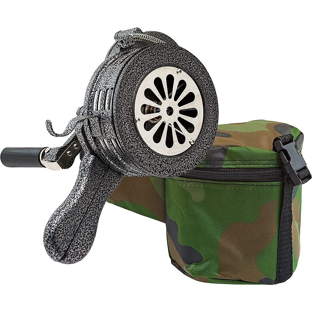 Vixen Horns Metal Hand Crank Siren, Loud Portable Air-raid Hand Held Siren, Manual Operated Siren Horn, Handheld Fire Alarm Tornado Air Raid Siren, VXS-1000M