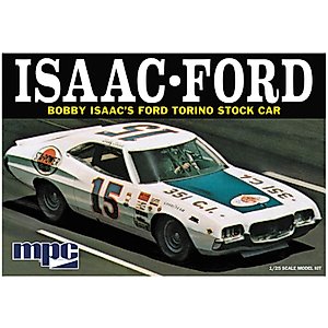 C.P.M. MPC MPC839 1:25 Scale Bobby Isaac Ford Torino Stock Car Model Kit