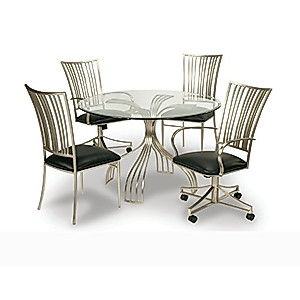 Milan Round 3/8" Bevel Edge Glass Top, 30 Inch, Clear