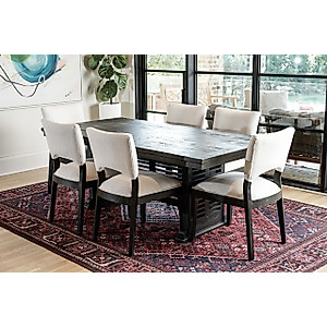 Posh Pollen Uptown Set of 2 Upholstered dining chairs, White