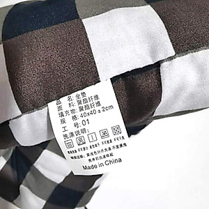 Seat Cushion, Chair Cushion,Square Chair Pads Indoor Seat Cushions Pillows with Ties, for Dining Chairs, Office Chair, Car, Floor(Navy Blue)