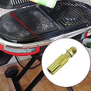 MENSI 3/8" Male Flare Converter Adapter for Coleman Roadtrip LXE Grill to Hook Up RV Propane Extension Hose