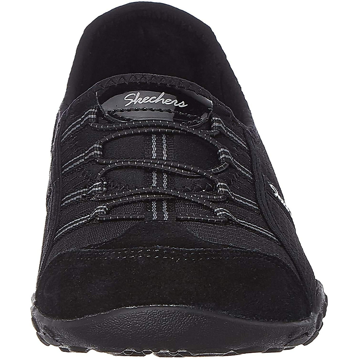 Skechers Sport Women's Breathe Easy Allure Fashion Sneaker,Black,10 M US